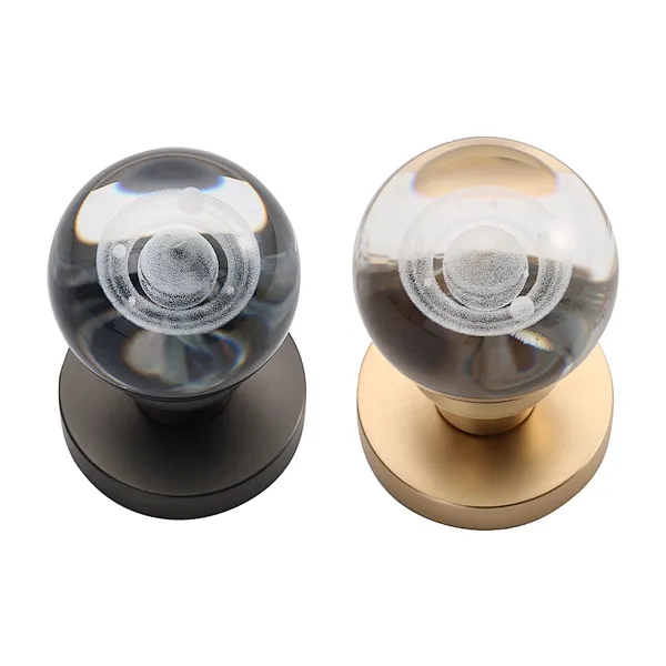 Filta Luxury Crystal Design Interior Door Knob Hardware